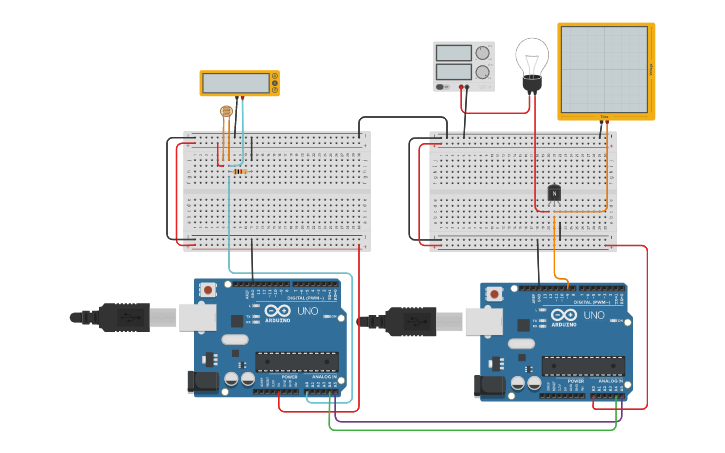Circuit design I2C | Tinkercad