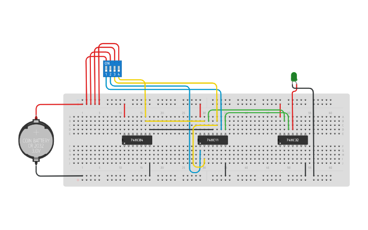 Circuit design multiplexor - Tinkercad