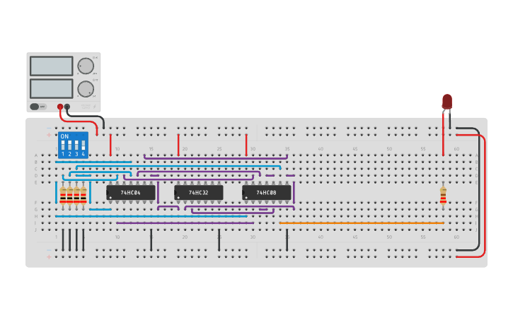 Circuit Design Experiment 2 Raw 1 Tinkercad