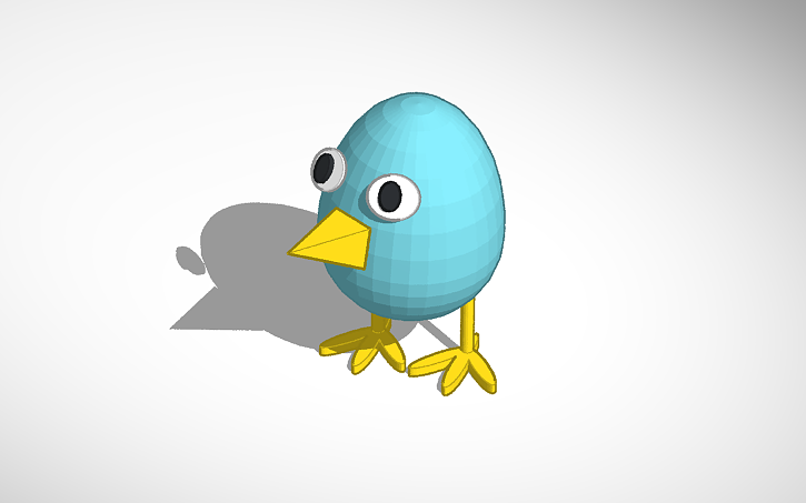 3D design Bird - Tinkercad