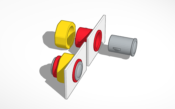 3D design PTS Button Mount | Tinkercad