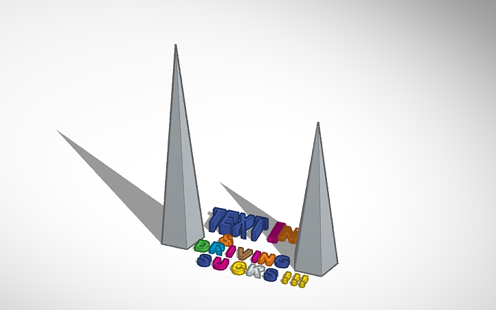 3d Design Text Tinkercad