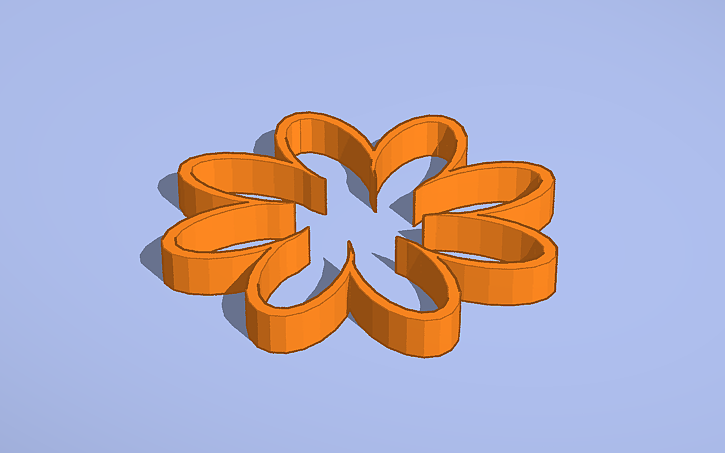 3D design cookie cutter - Tinkercad