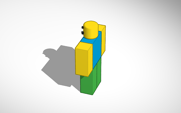 3D design Roblox Noob - Tinkercad