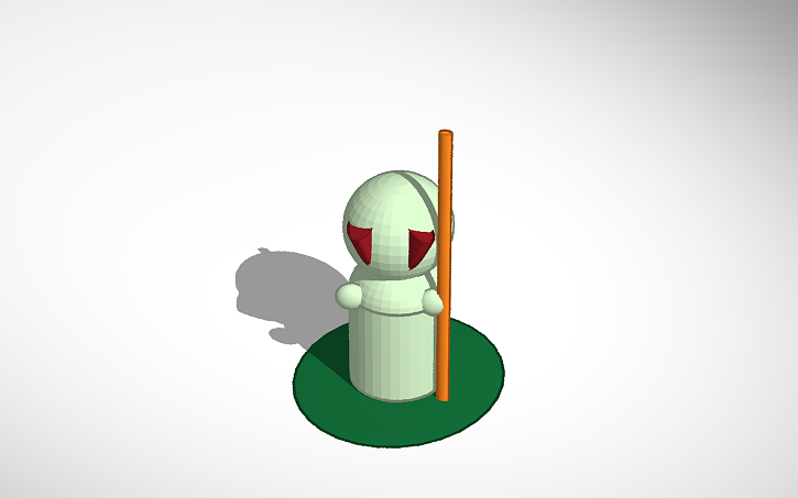 3D design Ghostly Zombie Wacker | Tinkercad