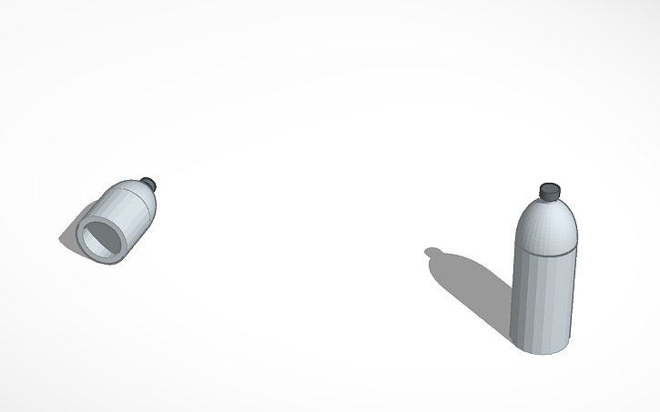 3D design Bottles - Tinkercad