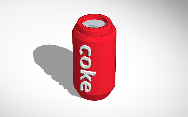 3D design coke - Tinkercad