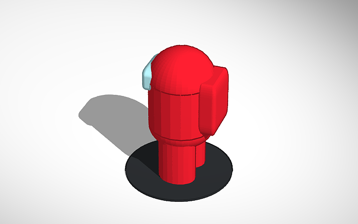 3D design Among Us character | Tinkercad