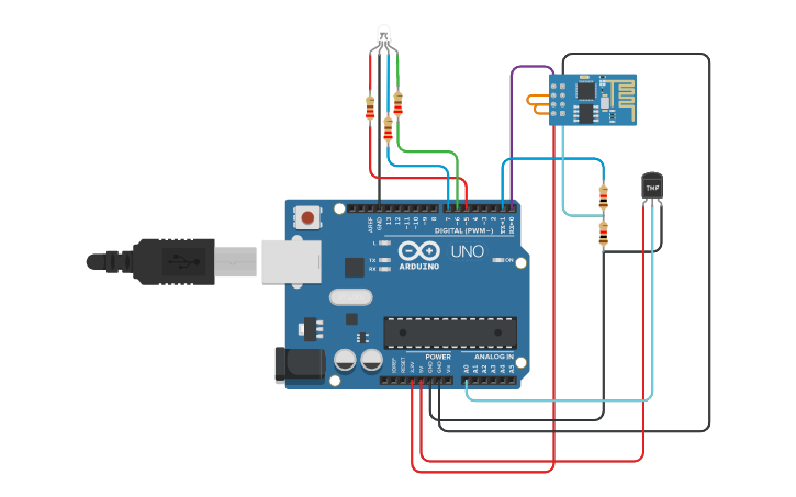 Circuit Design Patient Temperature Monitoring System Tinkercad