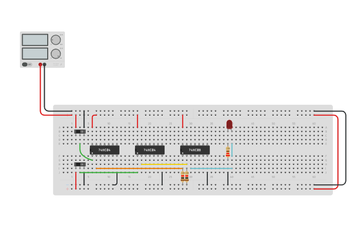 Circuit design Lab 3 - Ex3C 4b | Tinkercad