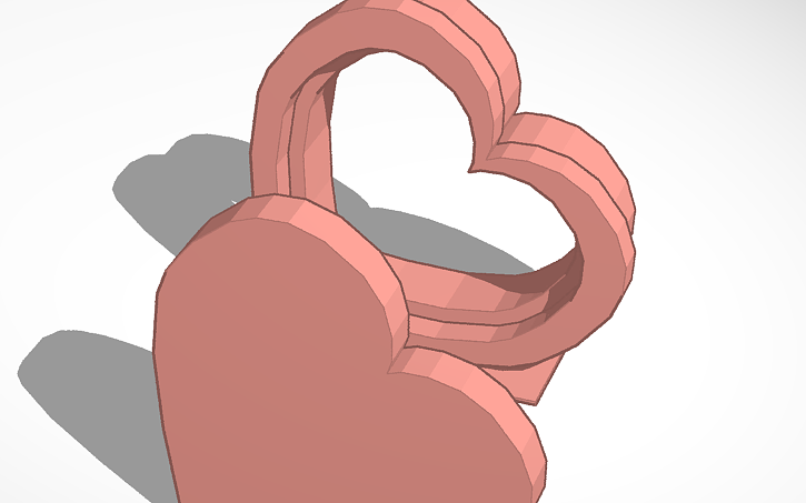 3D design Heart Frame - Tinkercad