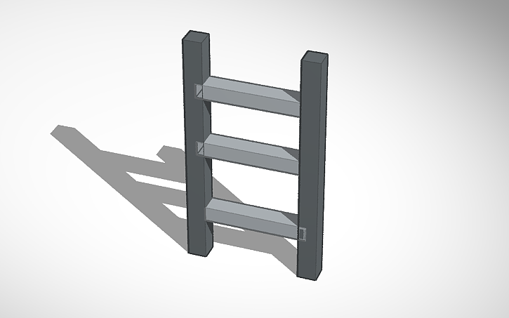 3D design Ladder - Tinkercad