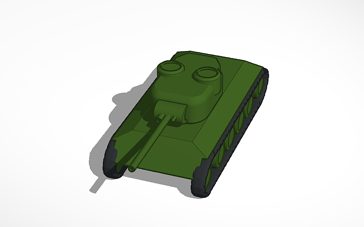 3D design Tank - Tinkercad
