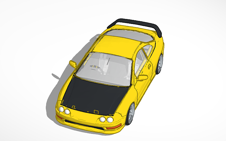 3D design 2001 acura integra type r - Tinkercad