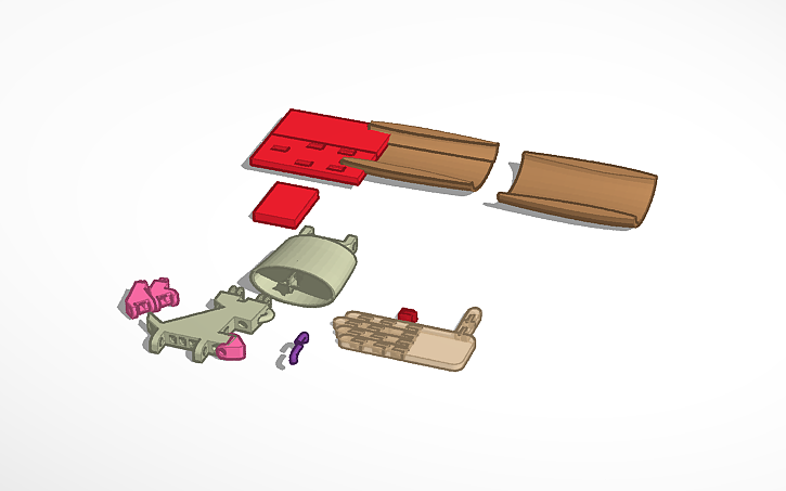 3D design Bionic hand Final - Tinkercad