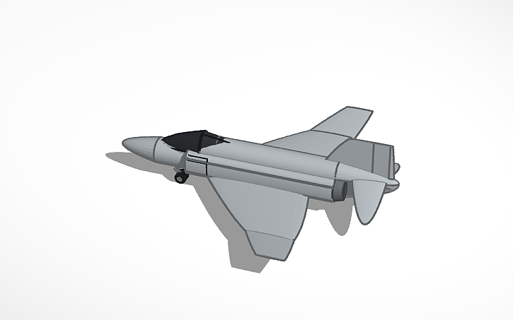 3D design McDonnell Douglas F-4 Phantom II - Tinkercad