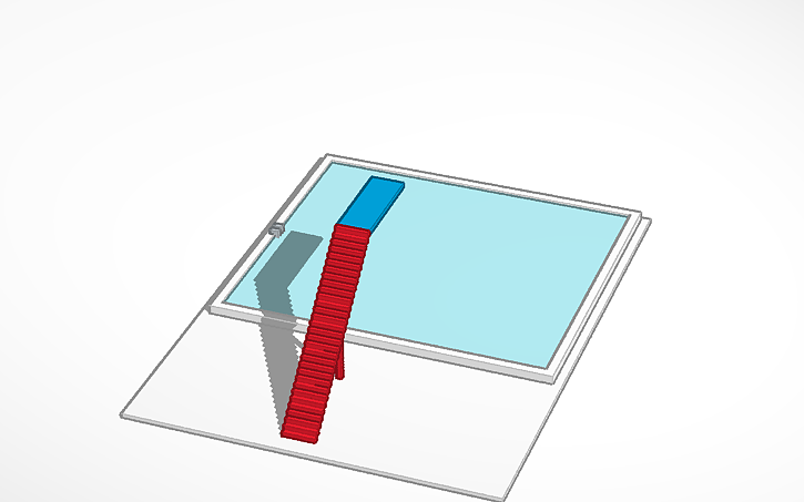 3D design swimming pool - Tinkercad