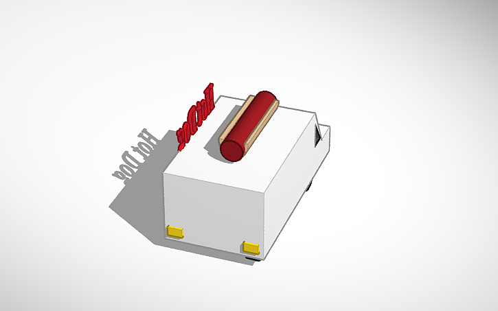 3D design Food Truck Avance - Tinkercad