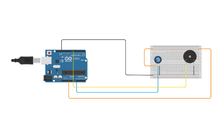 Circuit design Task 1 - Tinkercad