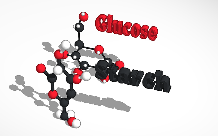 3D design 3D Monomer and Polymer Model - Tinkercad