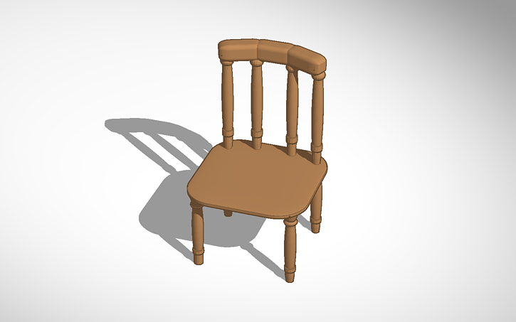 3D design chair - Tinkercad