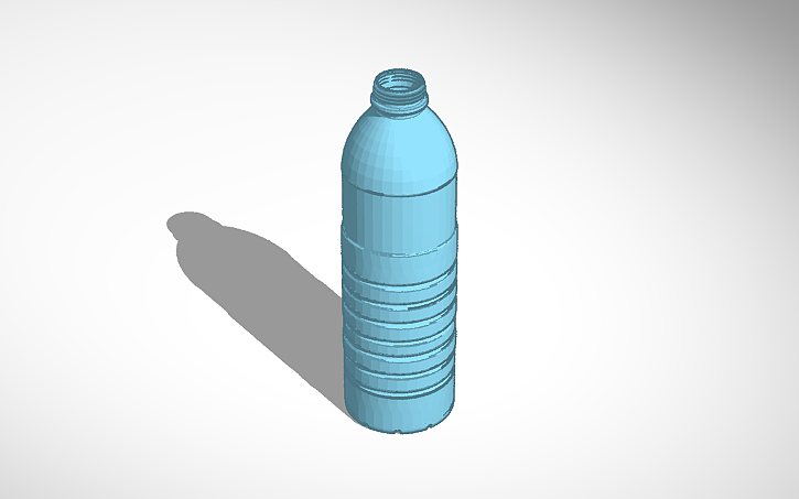 3D design Dasani Water Bottle. Model of 2022 - Tinkercad