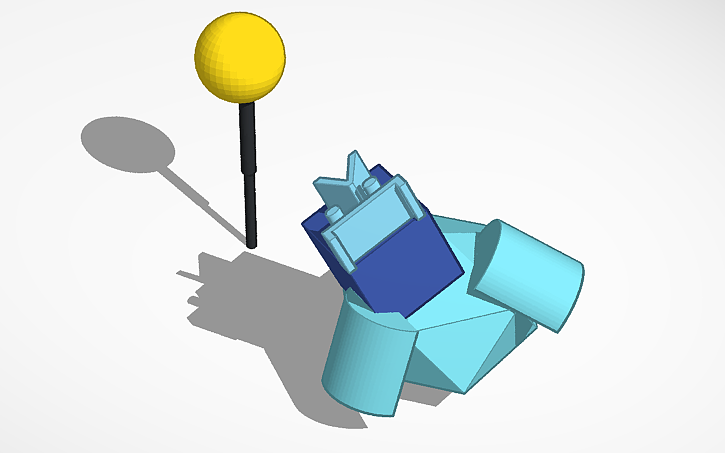 3D design mean meteor moth man machine - Tinkercad