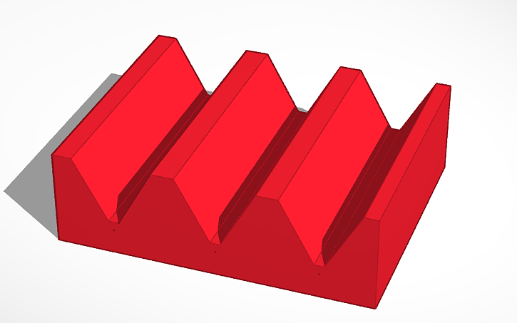 3D design Taco Holder - Tinkercad