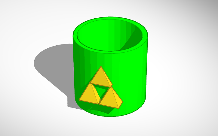 3D design pen holder - Tinkercad