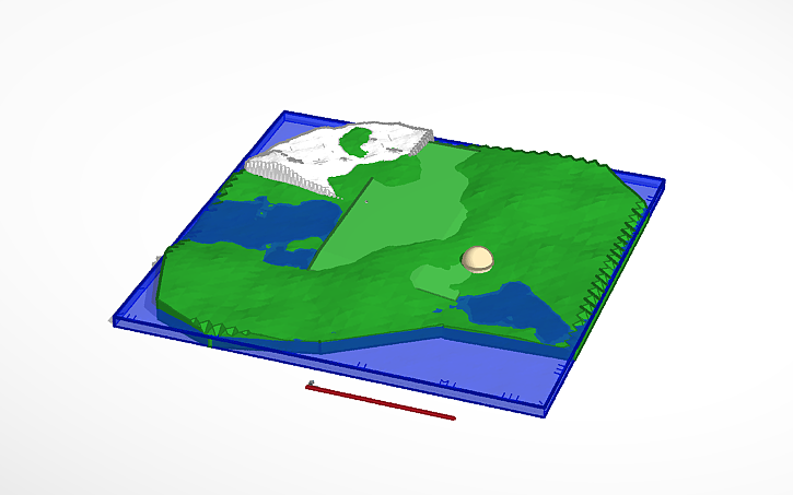 3D design (Work-In-Progress) Panzersia Island (The place of FTAN ...