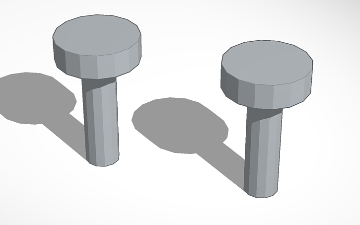 3D design Cufflinks Template | Tinkercad