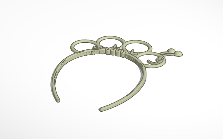 3D design Caterpillar headband | Tinkercad