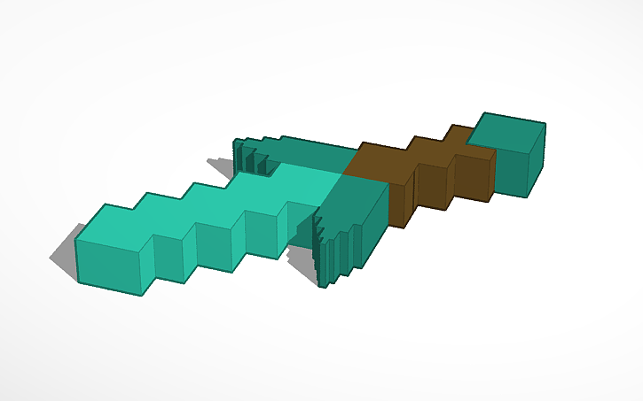 3D design Diamond Sword | Tinkercad