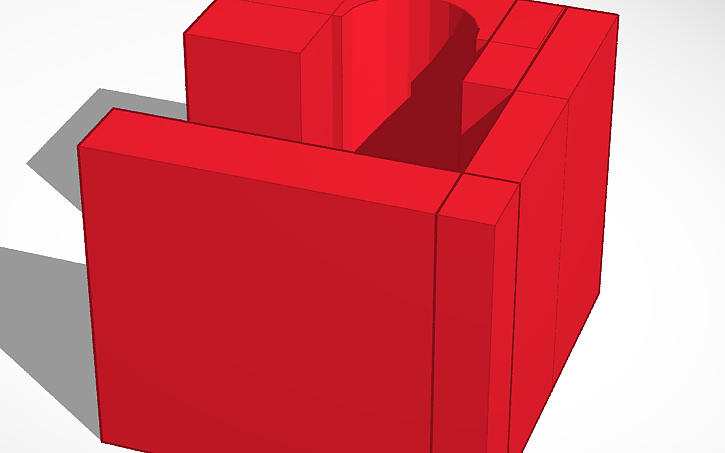 3D design shampoo bottle holder - Tinkercad