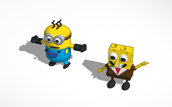 3D design ПЕРСОНАЖИ - Tinkercad