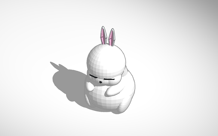 3D design Mashimaro Rabbit - Tinkercad