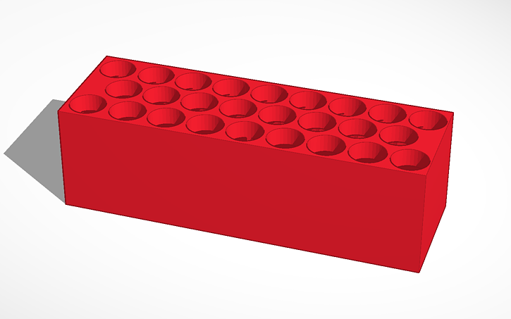 3D design 12GA 26 shells - Tinkercad