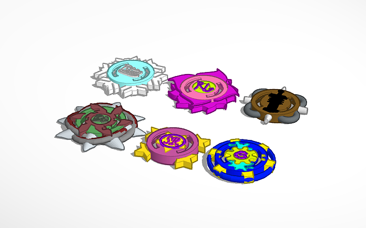 3D design beyblade energy layers custom mk1 - Tinkercad