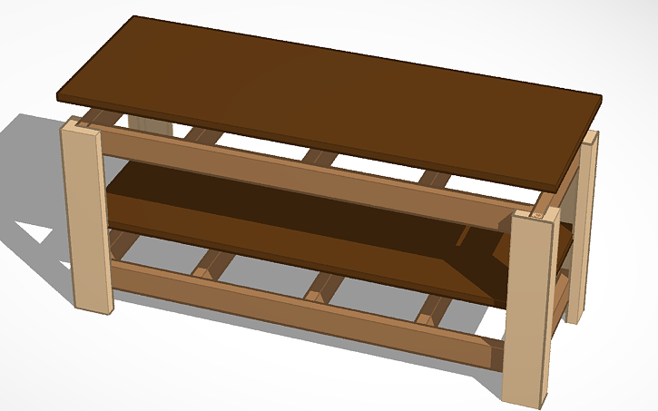 3d Design Heavy Duty Cnc Work Bench Tinkercad