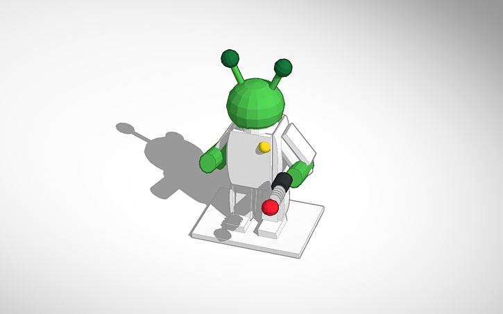 3D design Alien (70%) - Tinkercad