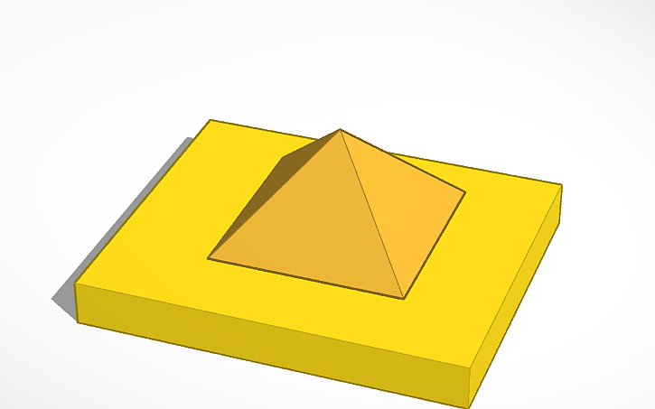 3D design The Great Pyramid | Tinkercad