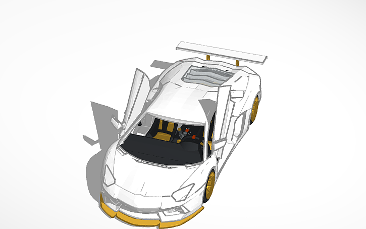 3D design riced lambo for rice customs | Tinkercad