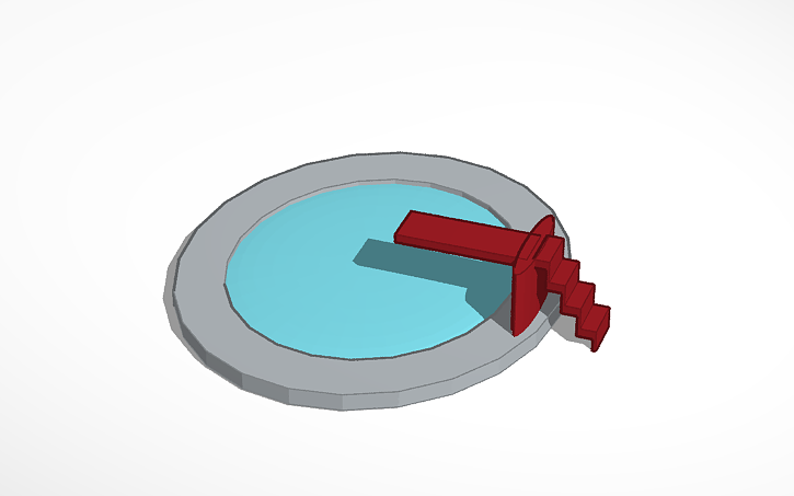 3D design swimming pool | Tinkercad