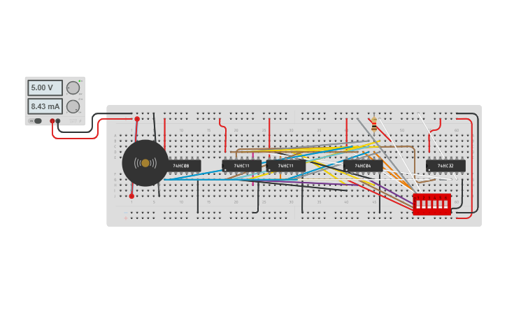 Circuit design Practica #1 | Tinkercad