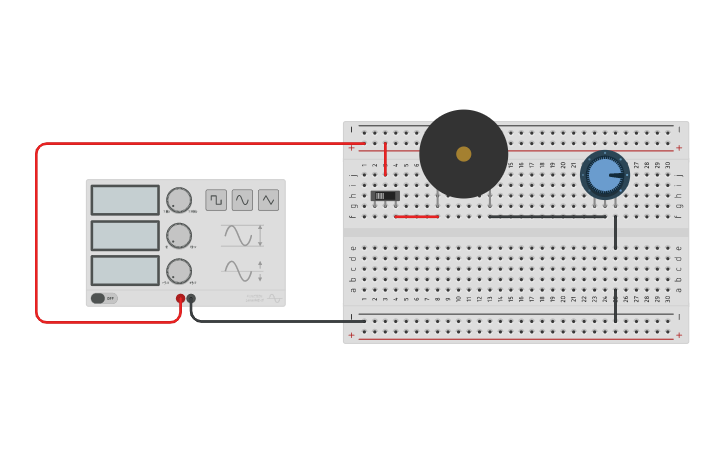 Circuit design Buzzer | Tinkercad