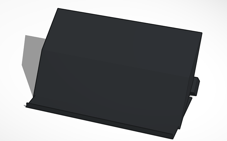3D design ipad holder - Tinkercad