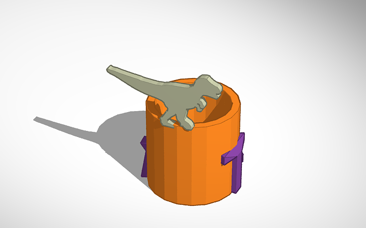 3D design T-rex | Tinkercad