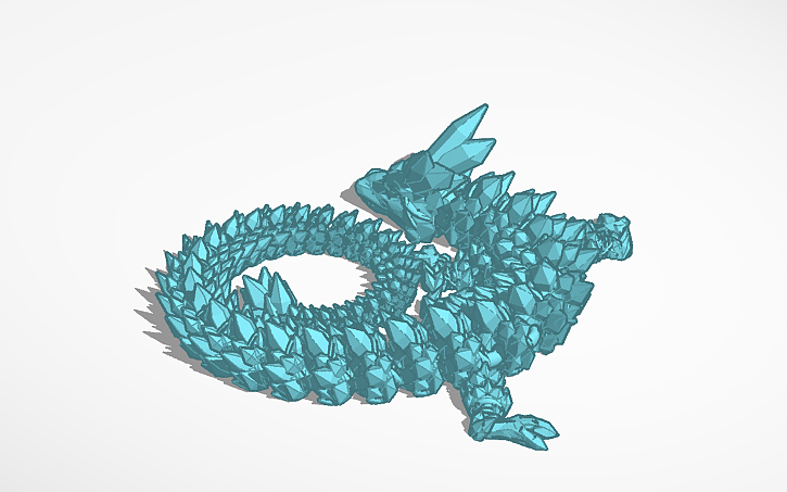 3d Design Articulated Dragon Tinkercad