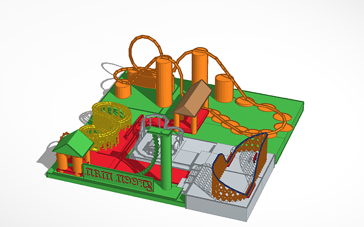 3D design theme park - Tinkercad