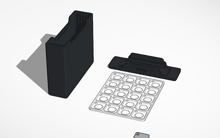 3D design Bambu Labs Swatch Case and Blank - Tinkercad